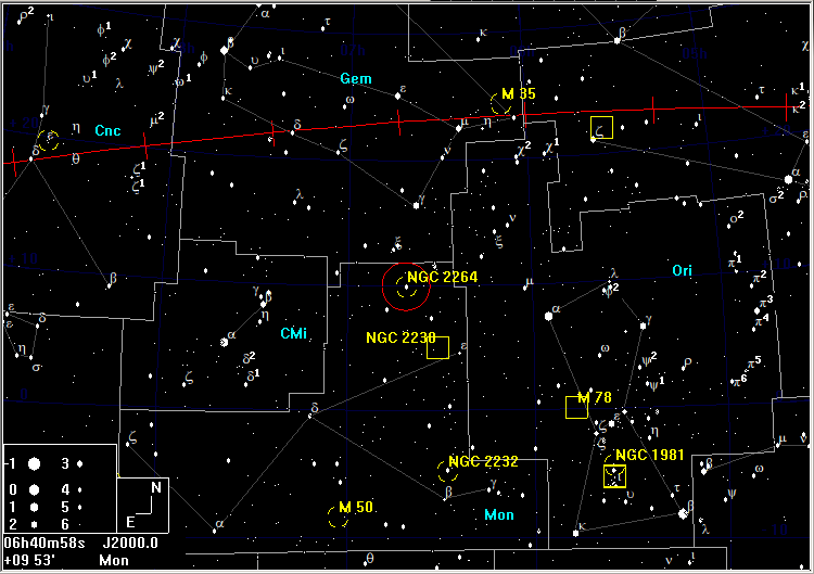 BinocularSky - Objects - NGC2264